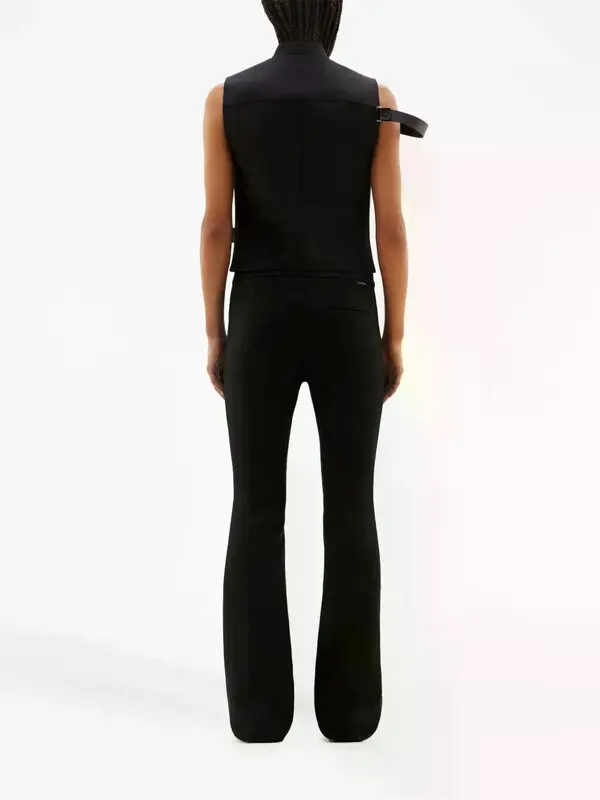 COURREGES Distressed-effect Flared Trousers