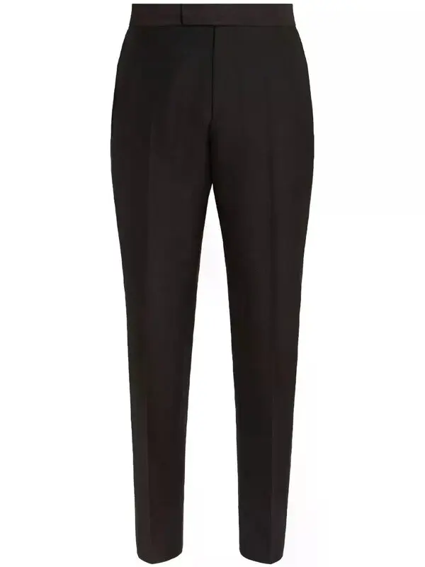 Zegna Wool-mohair Tailored Trousers