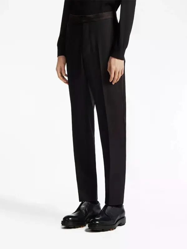 Zegna Wool-mohair Tailored Trousers