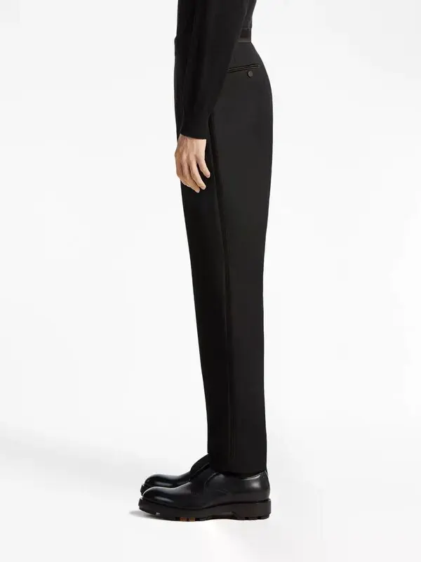 Zegna Wool-mohair Tailored Trousers