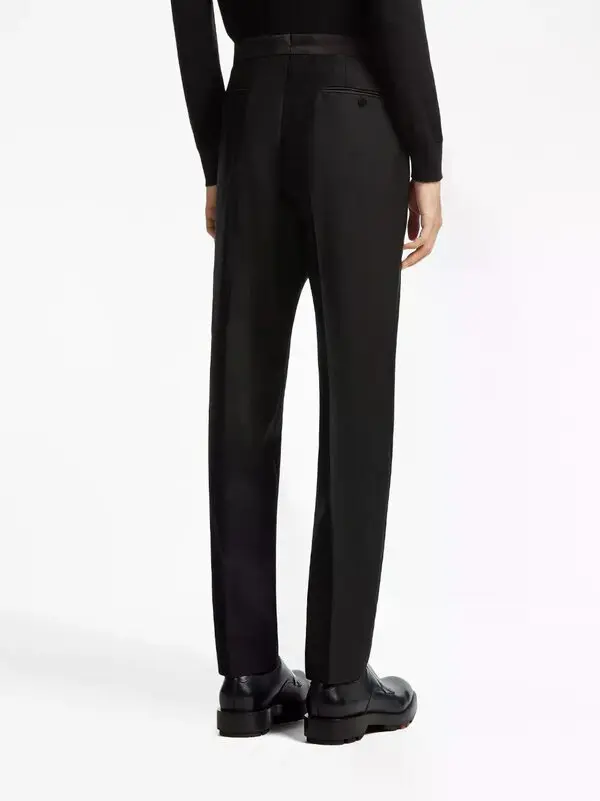 Zegna Wool-mohair Tailored Trousers