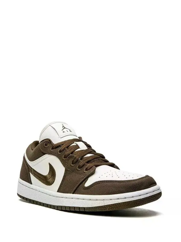 JORDAN Air 1 Low Light Olive Sneakers - Green