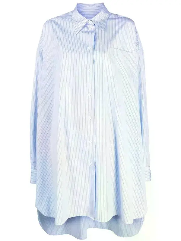 MAISON MARGIELA Pinstriped Poplin Shirt