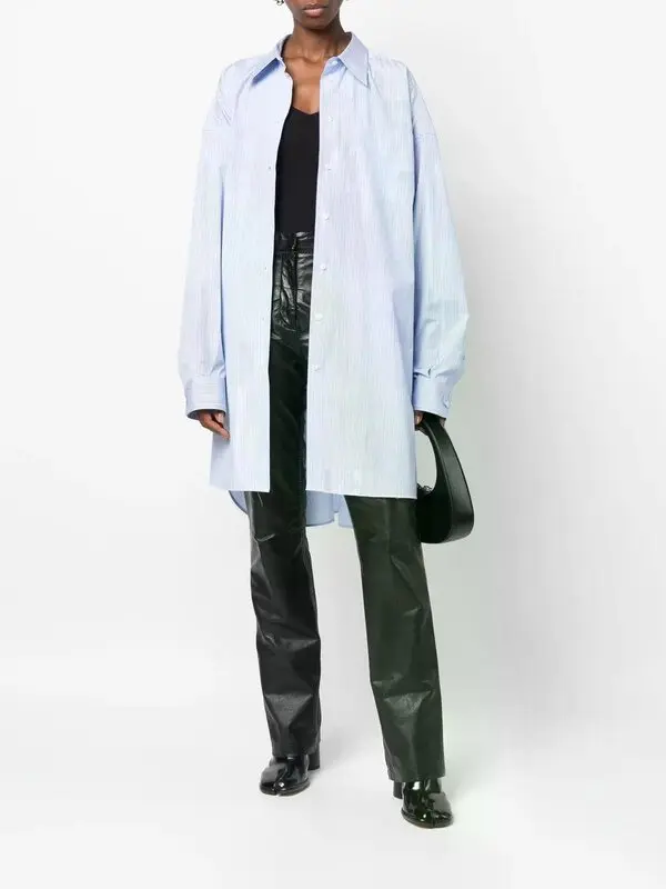 MAISON MARGIELA Pinstriped Poplin Shirt