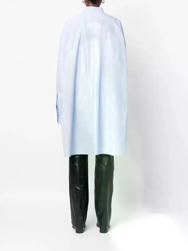 MAISON MARGIELA Pinstriped Poplin Shirt