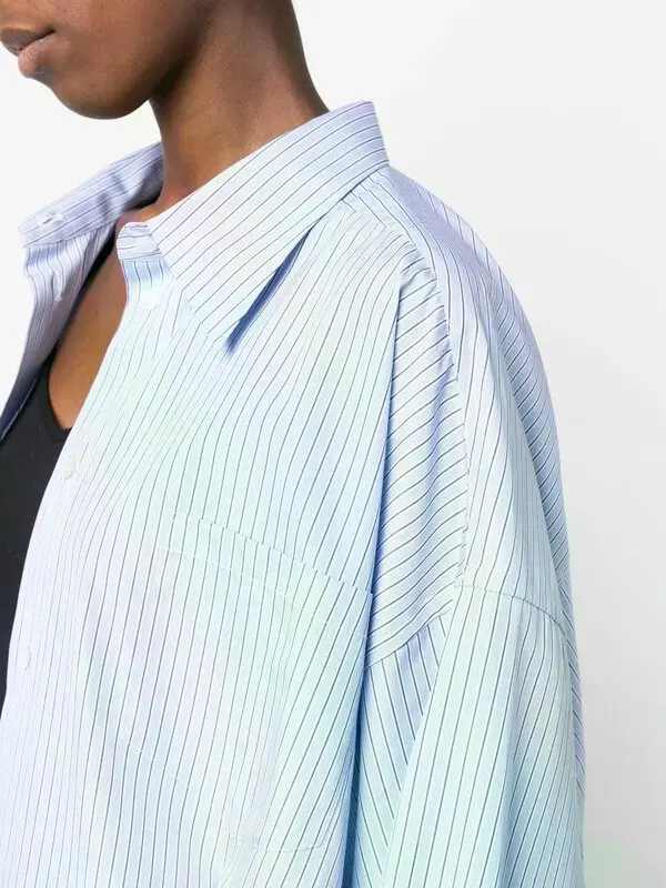 MAISON MARGIELA Pinstriped Poplin Shirt