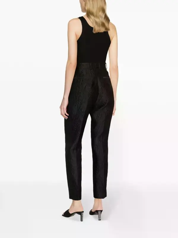 Dolce & Gabbana Floral-jacquard Tailored Trousers