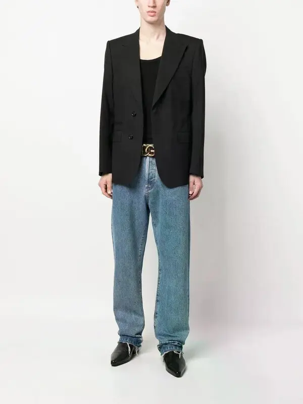 Dolce & Gabbana Sicilia-fit Double-breasted Blazer - Black