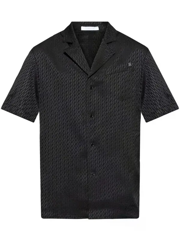 Helmut Lang Modest Jacquard Shirt - Black