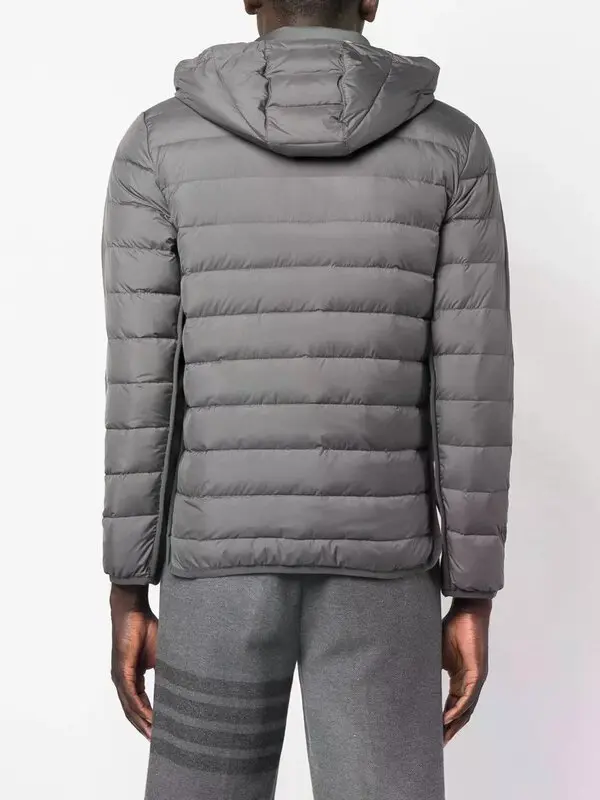 Thom Browne Zip-front Padded Jacket - Grey
