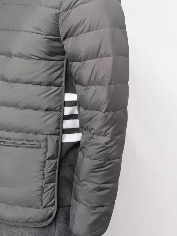 Thom Browne Zip-front Padded Jacket - Grey