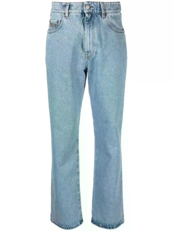 Gcds High-waist Straight Jeans
