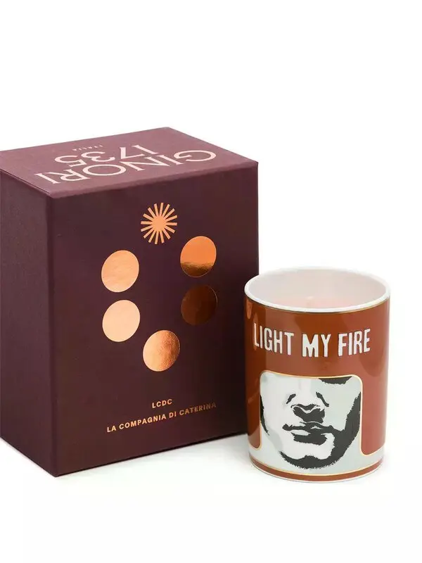 GINORI 1735 Light My Fire Orange Renaissance Scented Candle