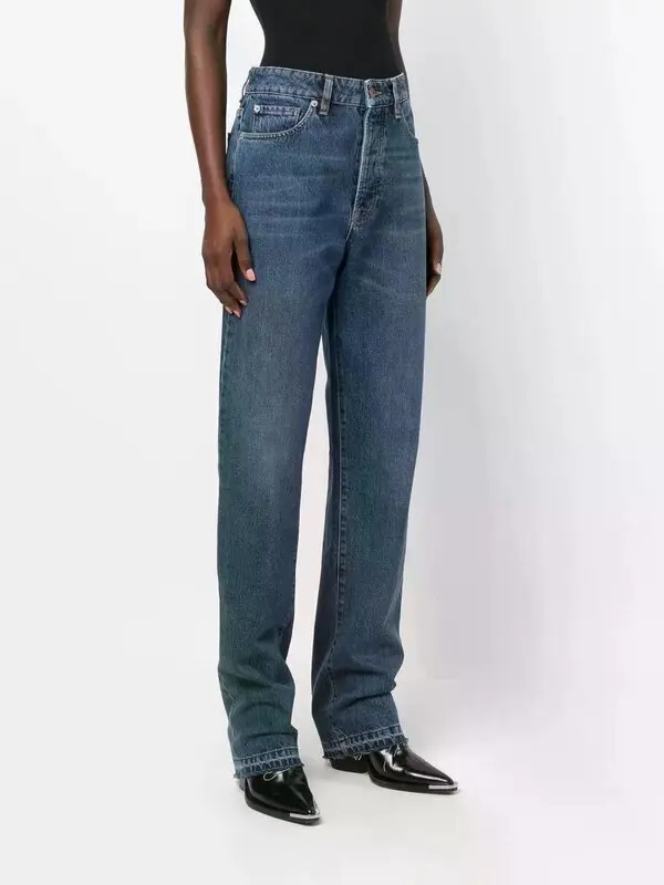 3x1 High-waist Straight-leg Jeans