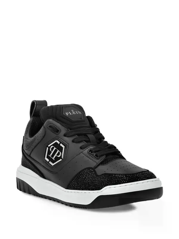 Philipp Plein Hexagon Crystal Low-top Sneakers
