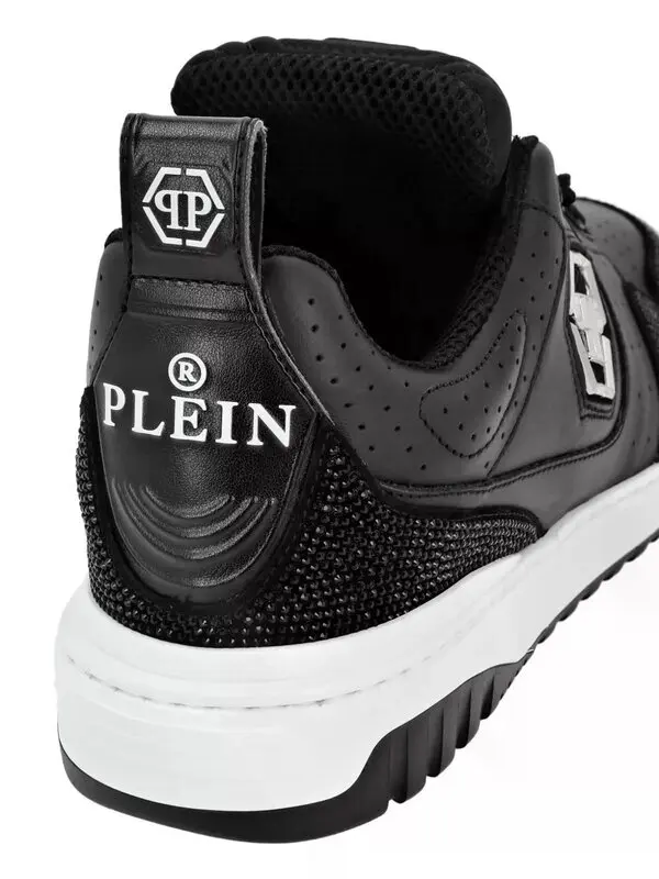 Philipp Plein Hexagon Crystal Low-top Sneakers