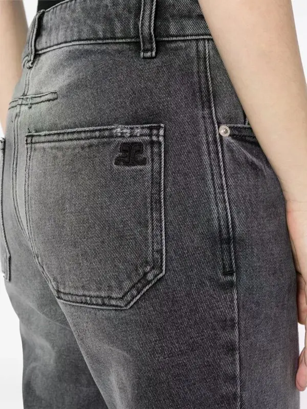 COURREGES Straight-leg Cotton Jeans