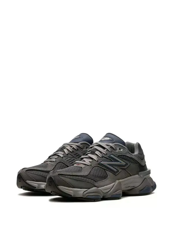 NEW BALANCE 9060 Panelled Suede Sneakers - Grey