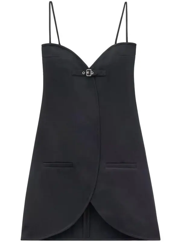 COURREGES Ellipse Tailored Mini Dress - Black