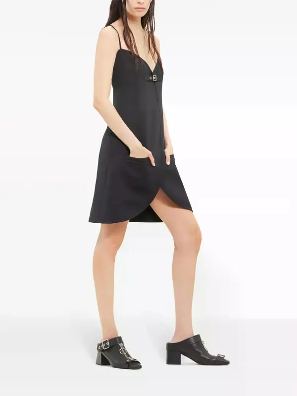 COURREGES Ellipse Tailored Mini Dress - Black