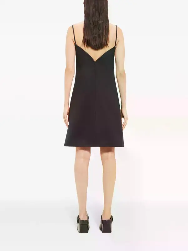 COURREGES Ellipse Tailored Mini Dress - Black