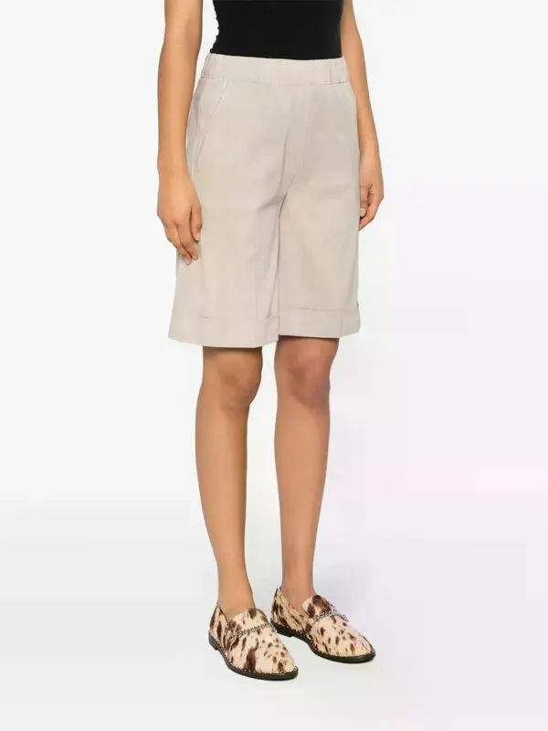 D.exterior High-waisted Tailored Shorts