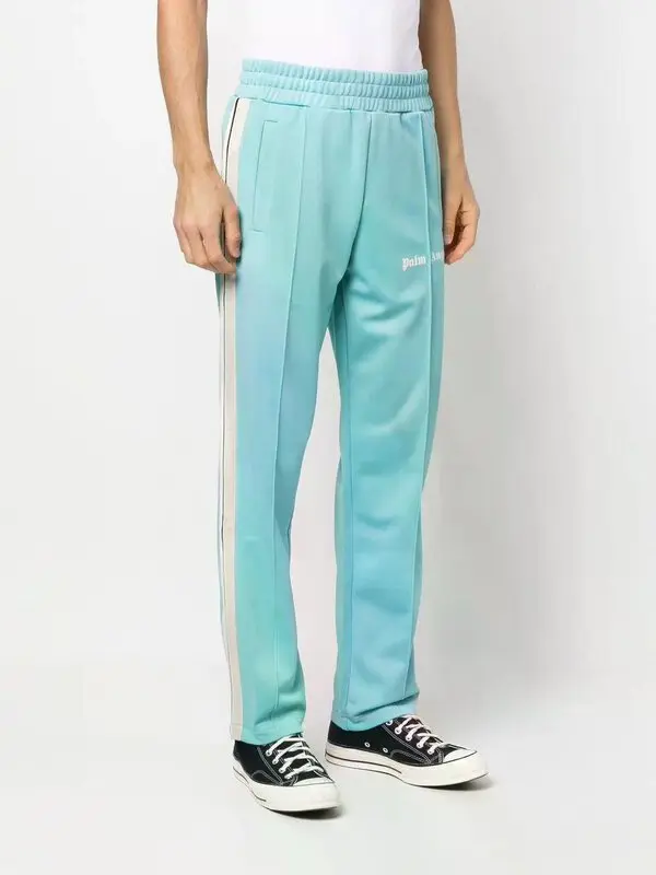 Palm Angels Logo-print Track Pants - Blue
