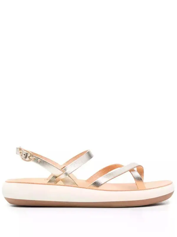 ANCIENT GREEK SANDALS Tereza Flat Sandals - Gold