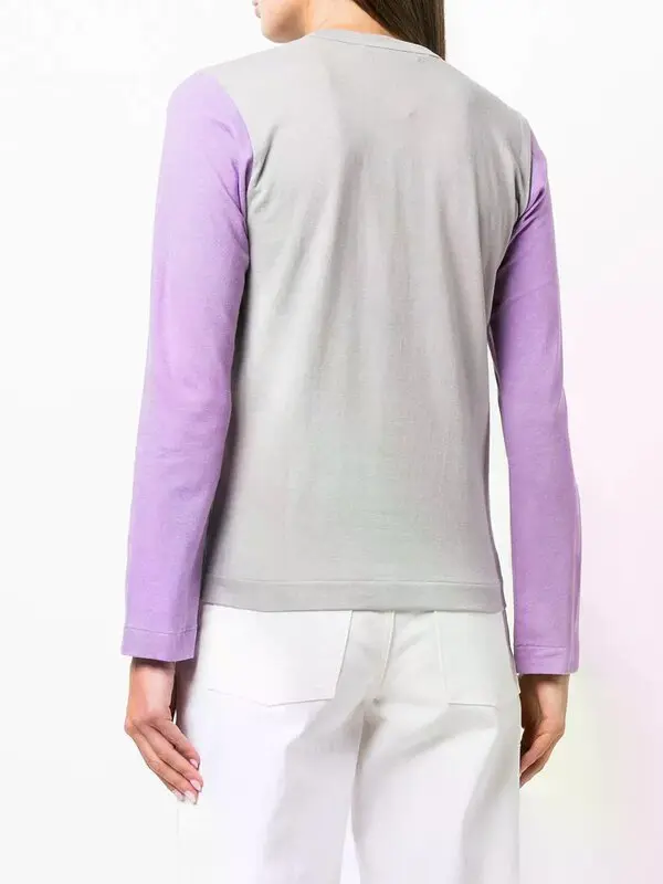 Play Comme Des Garcon Two-tone Sweater
