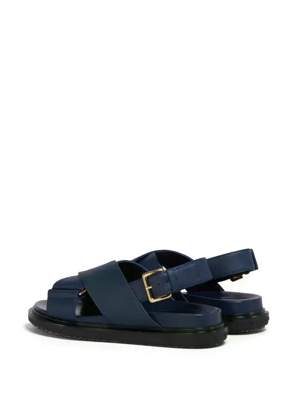 Marni Leather Slingback Sandals