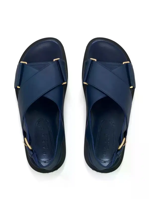 Marni Leather Slingback Sandals