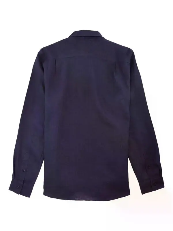 Vilebrequin Logo-embroidered Linen Shirt