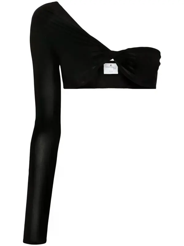 COURREGES Twist-detail One-shoulder Top