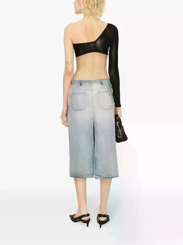 COURREGES Twist-detail One-shoulder Top