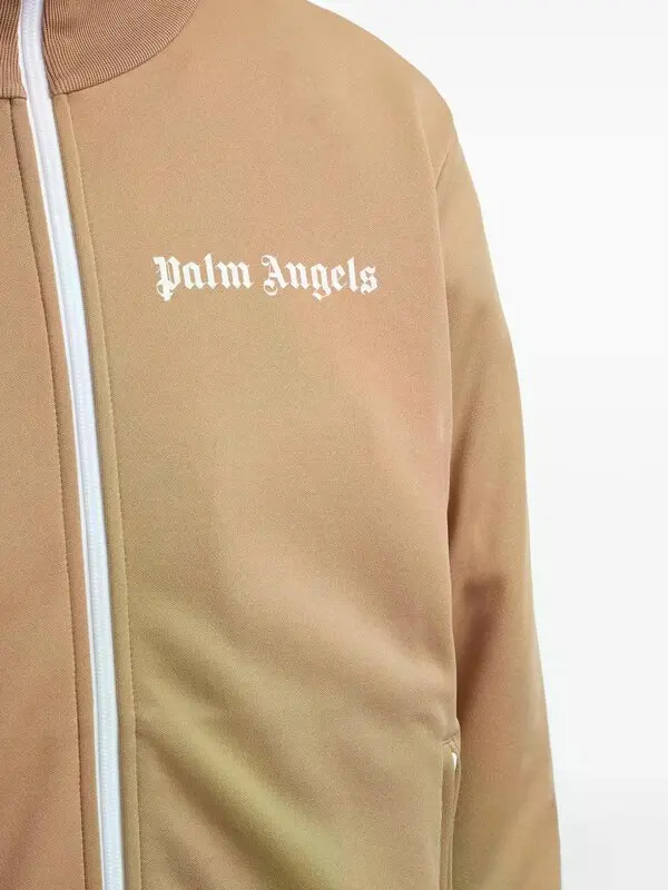 Palm Angels Logo-print Track Jacket - Neutrals