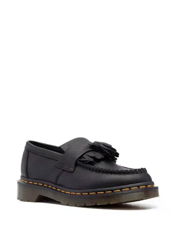 Dr. Martens Adrian Leather Tassel Loafers - Black