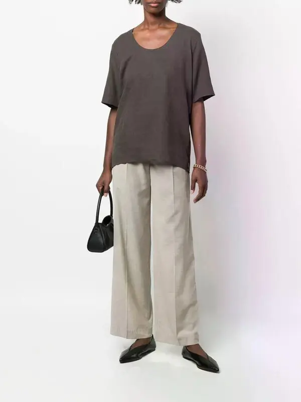 LOW CLASSIC Scoop-neck Short-sleeve T-shirt
