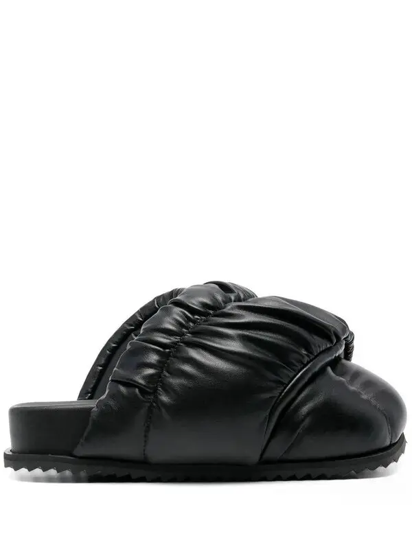 YUME YUME Padded Slip-on Mules - Black