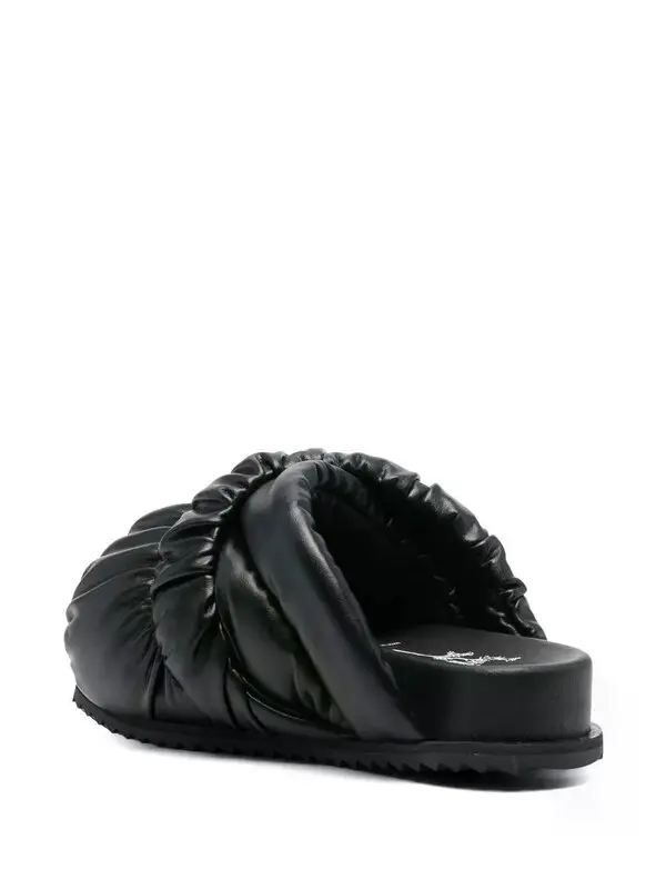 YUME YUME Padded Slip-on Mules - Black