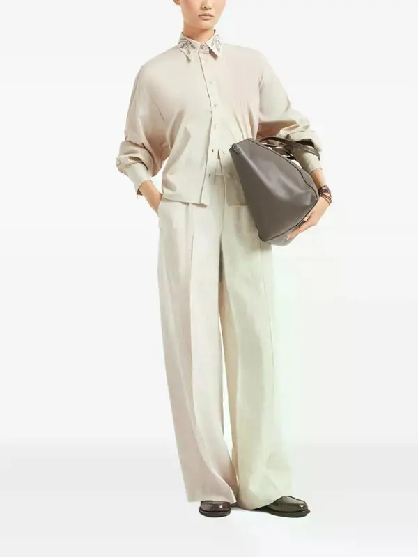 Brunello Cucinelli Linen Trousers
