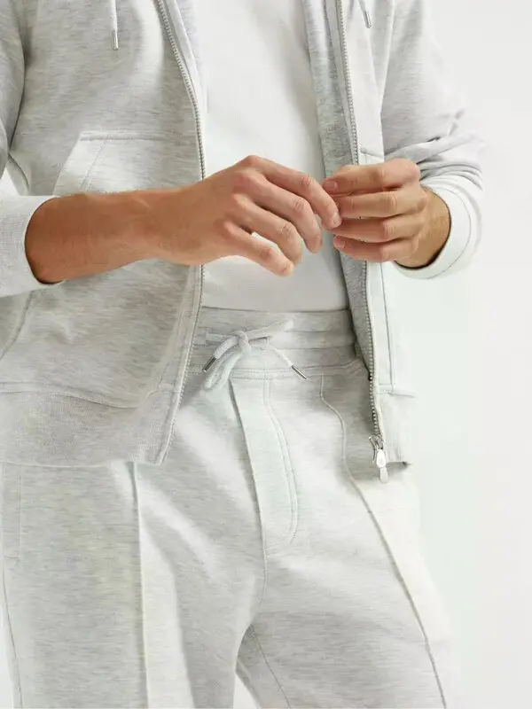 Brunello Cucinelli Drawstring Track Pants - Grey
