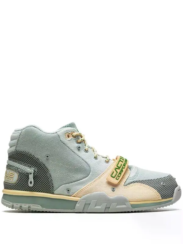 Nike X Travis Scott Air Trainer 1 Sp Haze Sneakers - Grey