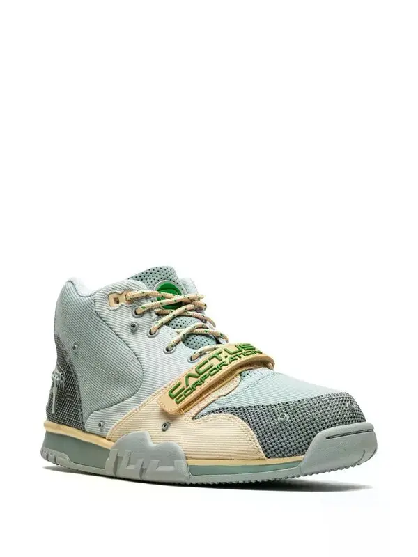 Nike X Travis Scott Air Trainer 1 Sp Haze Sneakers - Grey