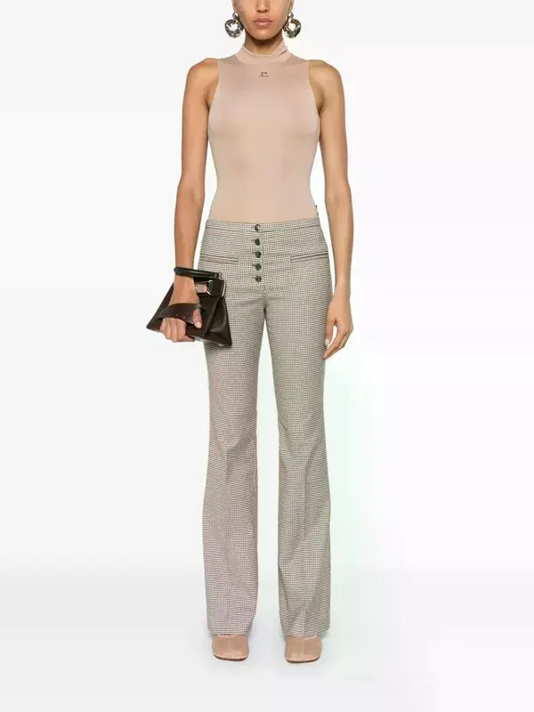 COURREGES Tailored Checked Trousers