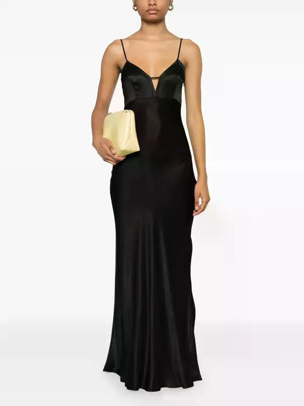TWINSET Satin Maxi Dress