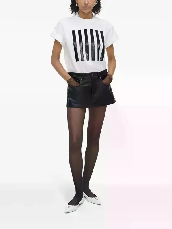 Marc Jacobs Lambskin Leather Shorts