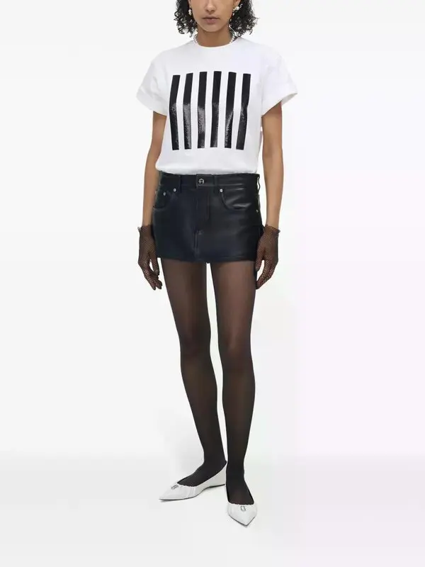 Marc Jacobs Lambskin Leather Shorts