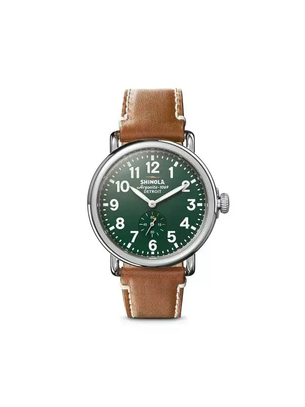 Shinola The Runwell 41mm Timepiece - Green