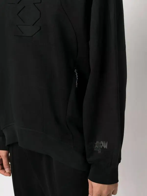 Alexander McQueen Embossed-detail Loose-fit Hoodie