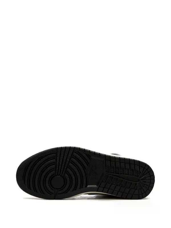 JORDAN Air 1 Mid Se Chrome Sneakers - Black